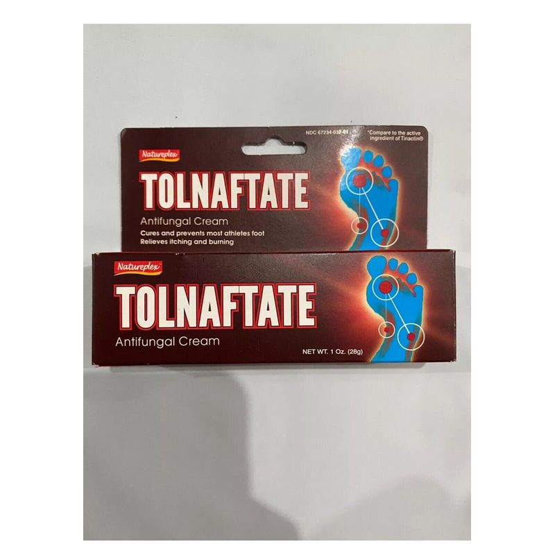 6 Pack Tolnaftate Anti-Fungal Cream Athletes Foot Relief 1oz Ringworm ...