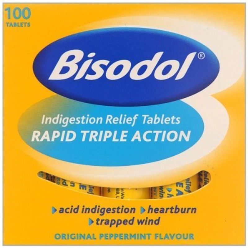 Bisodol Triple Action 100 Indigestion Relief Tablets - EveryMarket
