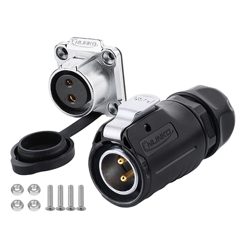 CNLINKO LP-20 Industrial Waterproof Connector IP68 Circular Connector ...