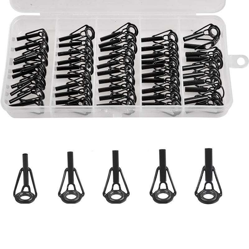 Rod Guide, Fishing Rod Top Guide, Tips Set, Ceramic Ring, Stainless ...