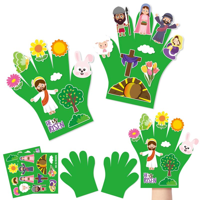 WATINC Felt Story Finger Puppets - 2Pcs DTY Storytelling Hand Puppet ...