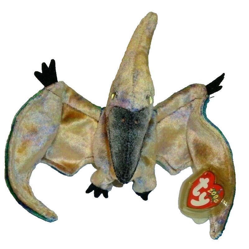 Ty Beanie Baby SWOOP Pterodactyl Dinosaur 6" NEW MWMTs Plush Stuffed ...