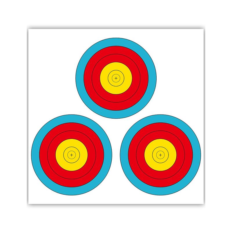 THREE ARCHERS 3 SPOT Vegas Targets Face 30pcs Archery Targets Official ...