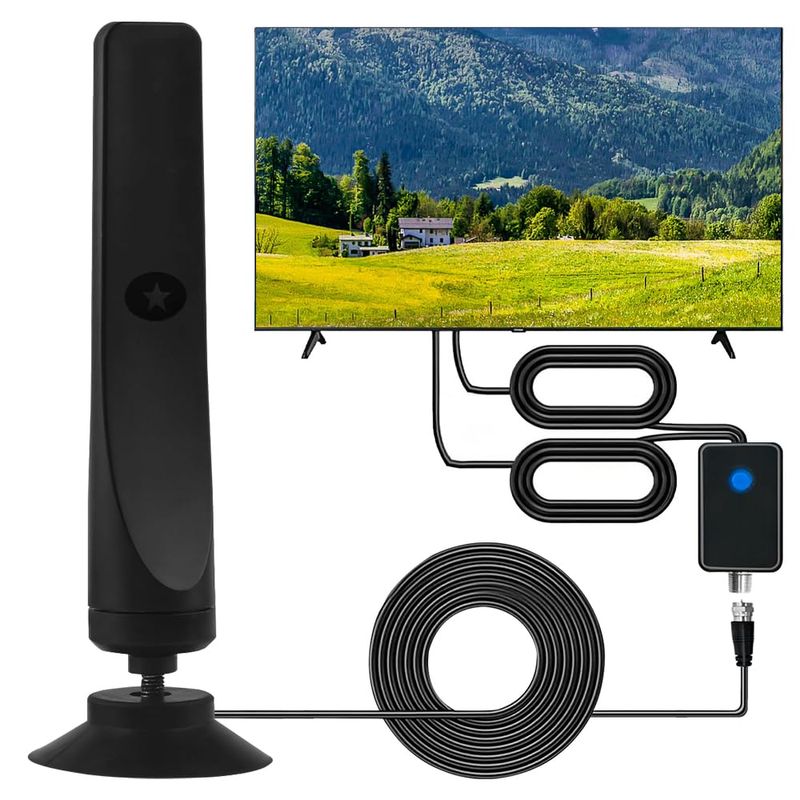 Mineup Rewave Antenna, Wavemax TV Antenna, Suction Cup Antennas Plug ...