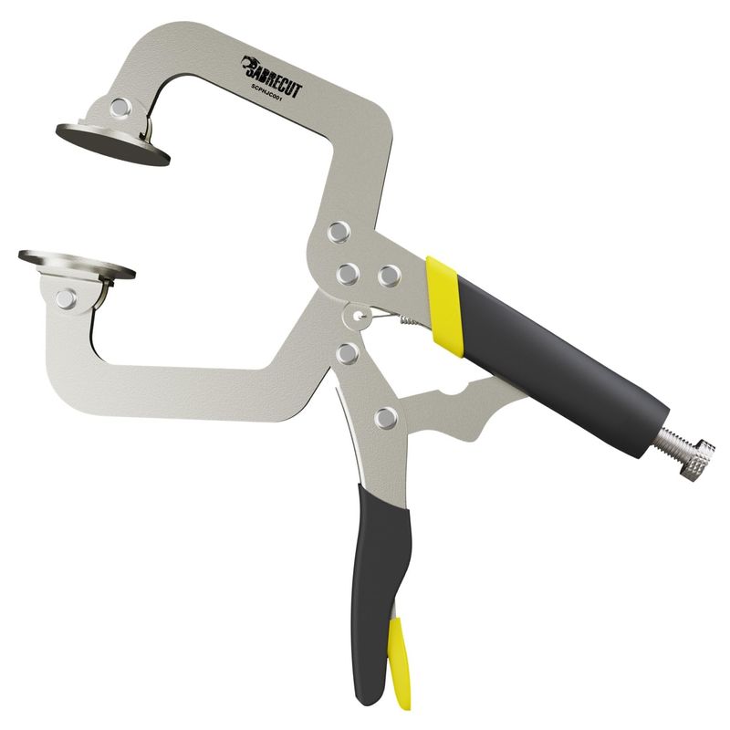 1 x SabreCut SCPHJC001 10" Quick Release Pocket Hole Jig Face Clamp ...