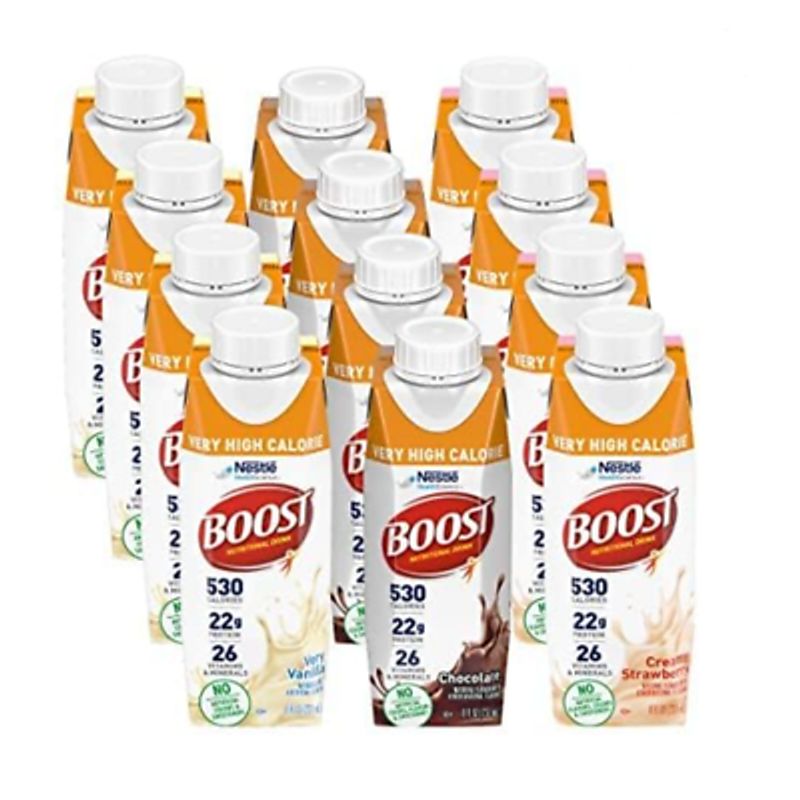 Nestlé Boost Very High Calorie Variety Pack 8 oz - 12 Count - Online ...