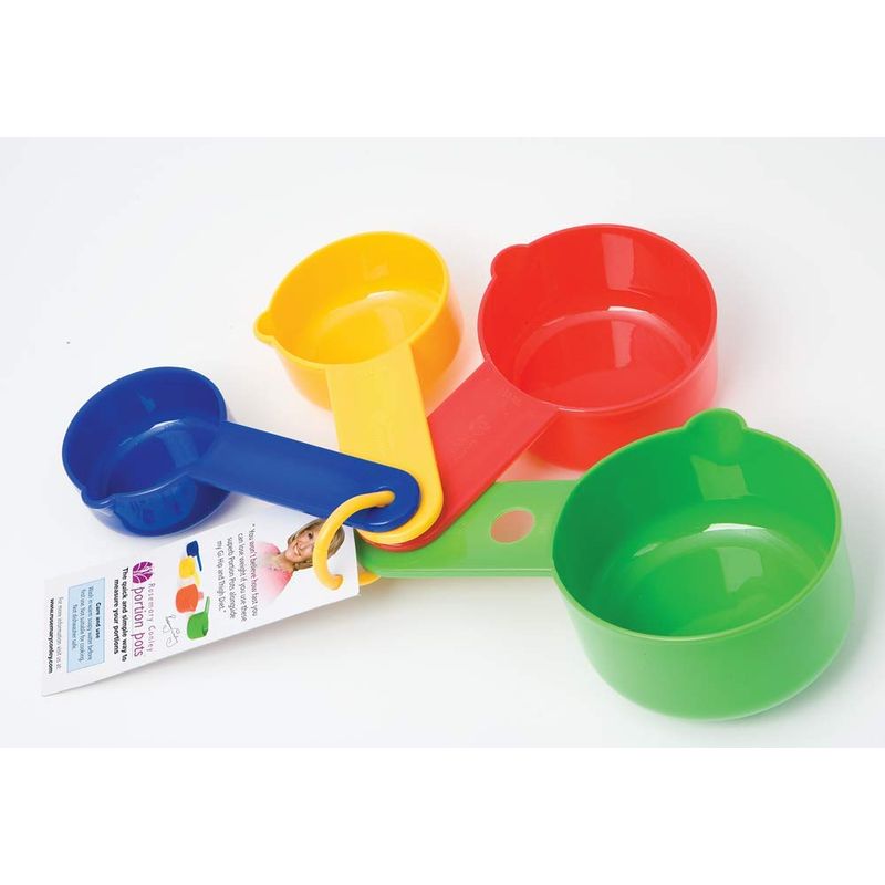 Rosemary Conley Portion Pots 4 Piece Set of Measuring Cups for Weight Control by Healthy Eating ...