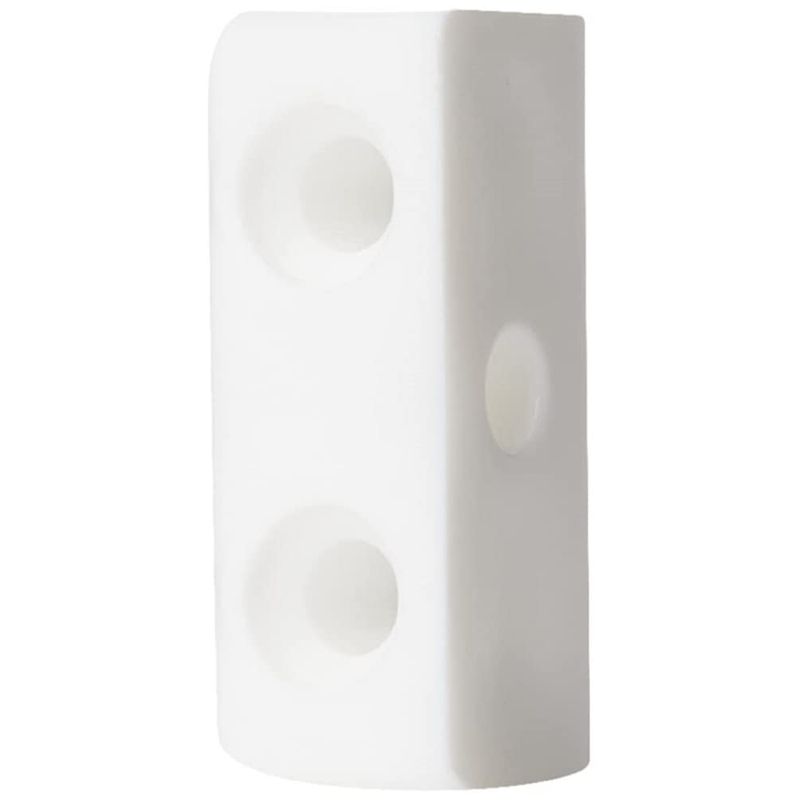 Merriway® BH00076 (100 Pcs) White Modesty Wood Furniture Jointing Block ...