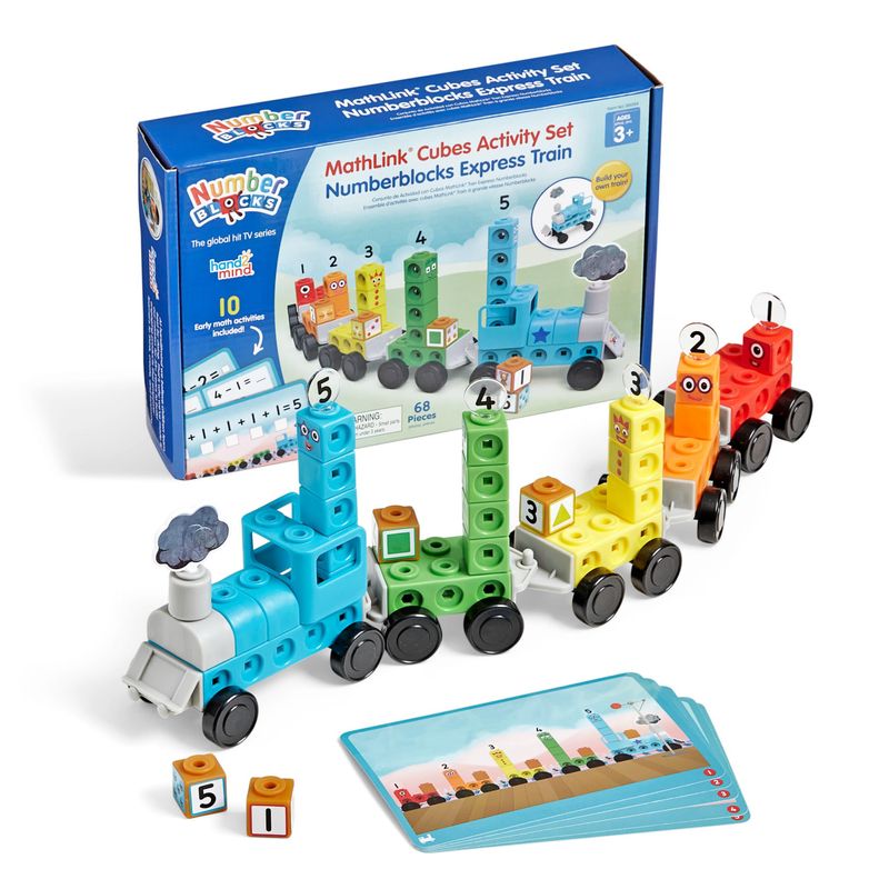 Numberblocks 96094 Mass Link Cube Activity Set Number Blocks Express Train Kazu Play Educational ...