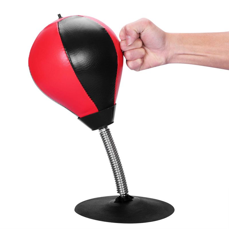 Upgraded Desktop Punching Bag Vertical Boxing Speed Ball Stress Buster ...