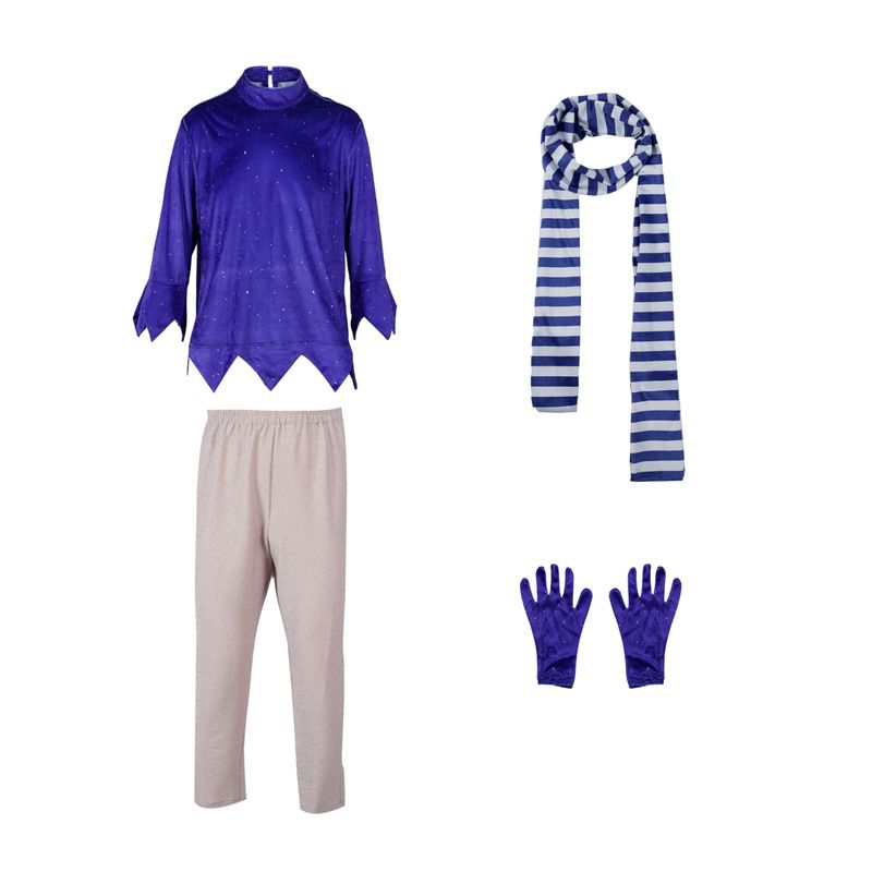 Todeeral Kid's mischievous miser costume cosplay Christmas(L ...