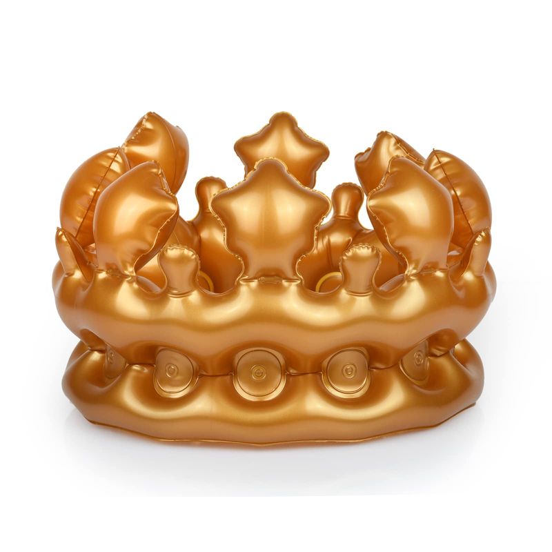 DS. DISTINCTIVE STYLE Inflatable Crown Adult Golden Birthday Hat King ...