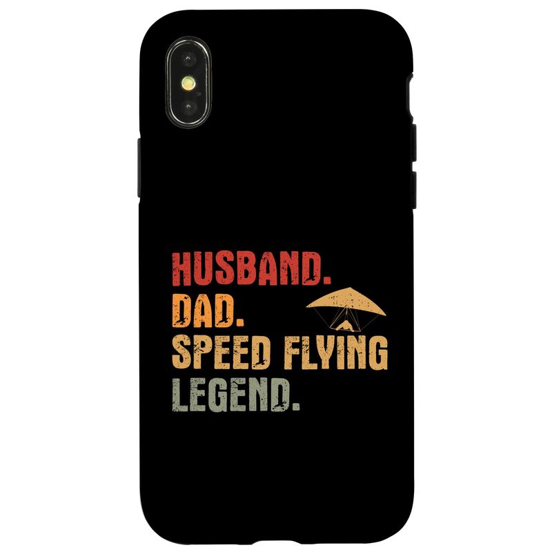 iPhone X/XS Vintage Speed Flying Pilot Retro Husband Dad Speed Flying ...