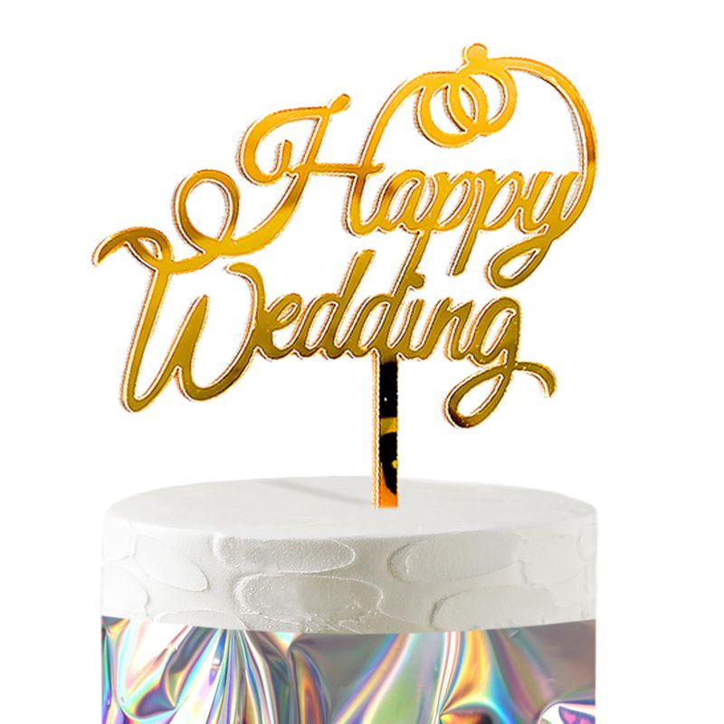 HaHaHa! Happy Wedding, Cake Decoration, Cake Topper, HAPPY WEDDING ...