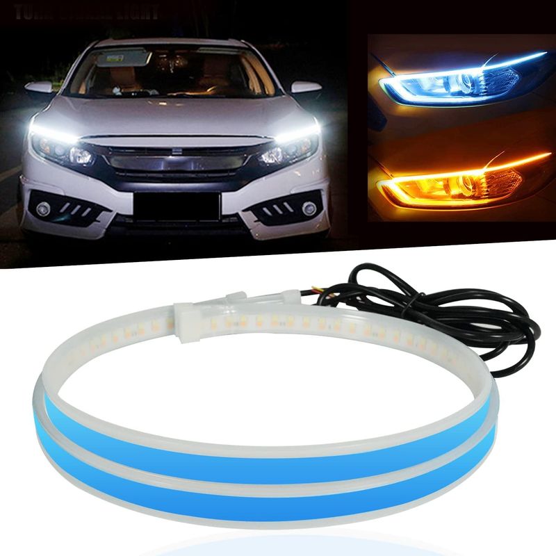 Car Led Strip Light 24Inch Car Headlight Led Strip Sequential ...