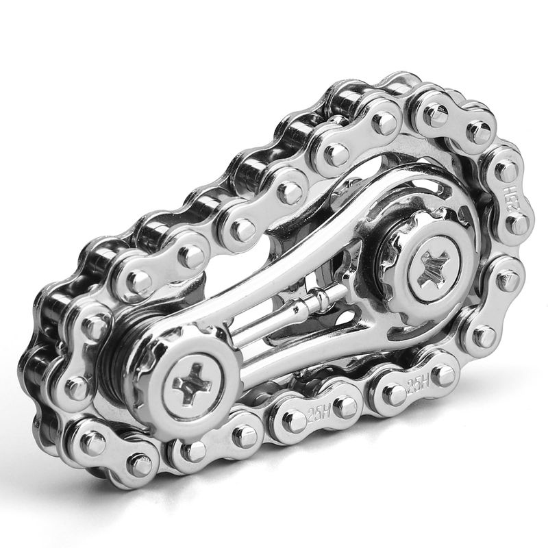 Cool Sprockets Fidget Chain, Assemble Fidget Spinner Ring Toys for Kids ...
