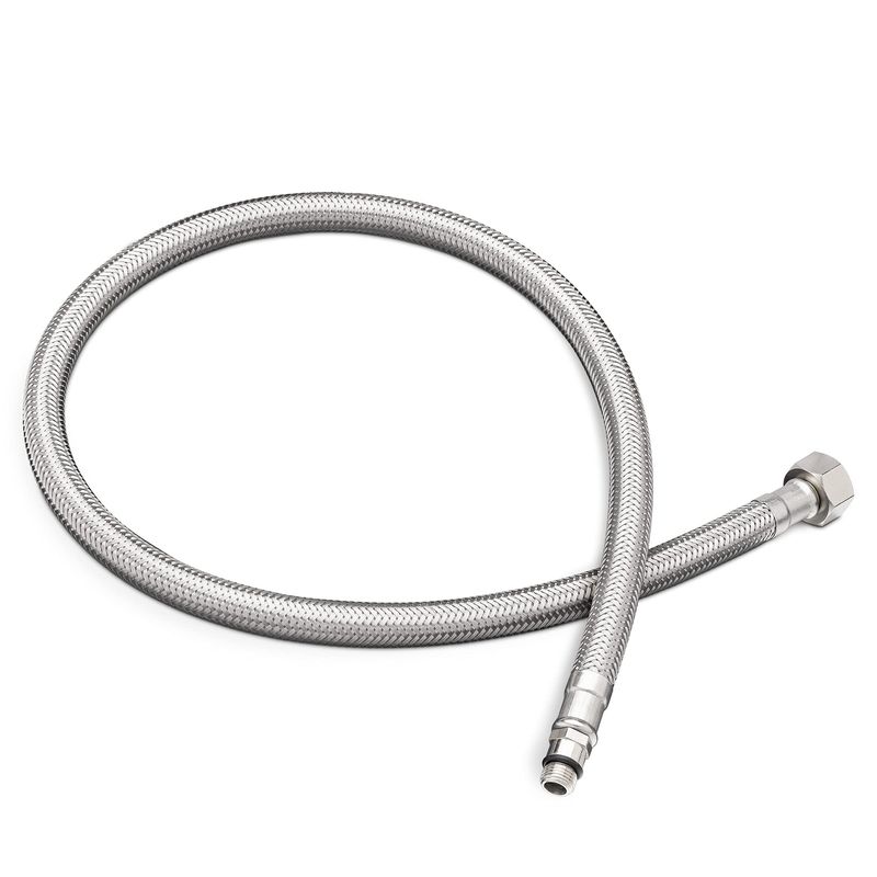 Navaris Flexible Tap Tail - Bathroom and Kitchen Sink Tap Stainless ...
