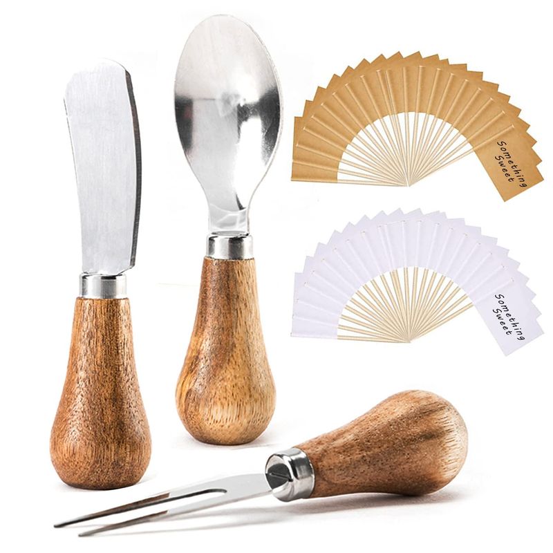 YUANQIAN 3Pcs/Pack Vertical Cheese Spreader Utensil Set, 4.7 inch ...