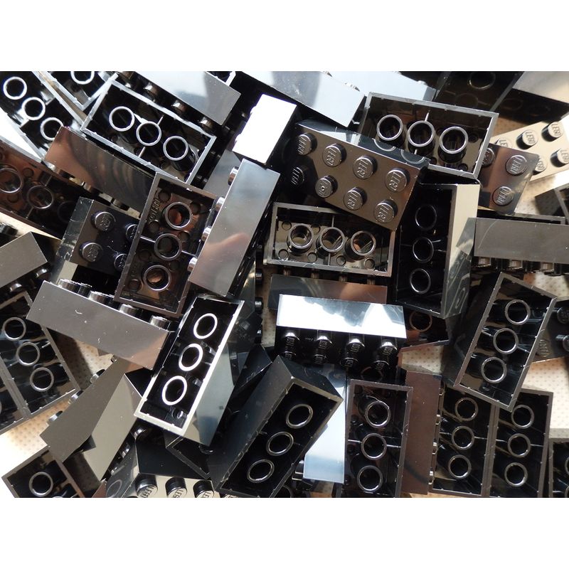 LEGO Bricks: Black 2x4. Part 3001 (X 25) - Online Marketplace - EveryMarket
