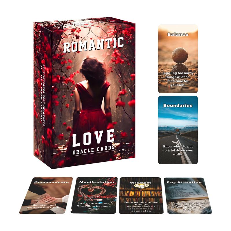 Han Yu Bowen Romantic Love Oracle Cards, Love Messages Oracle Cards ...