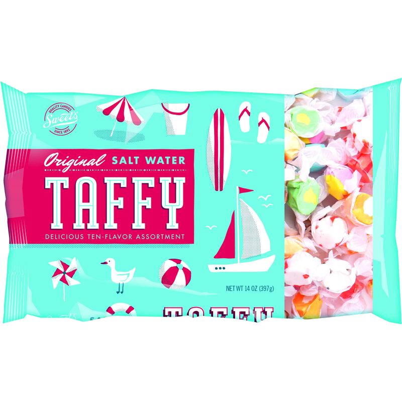 Saltwater Taffy, Gourmet Assorted Taffy, 14 Ounces - Online Marketplace ...