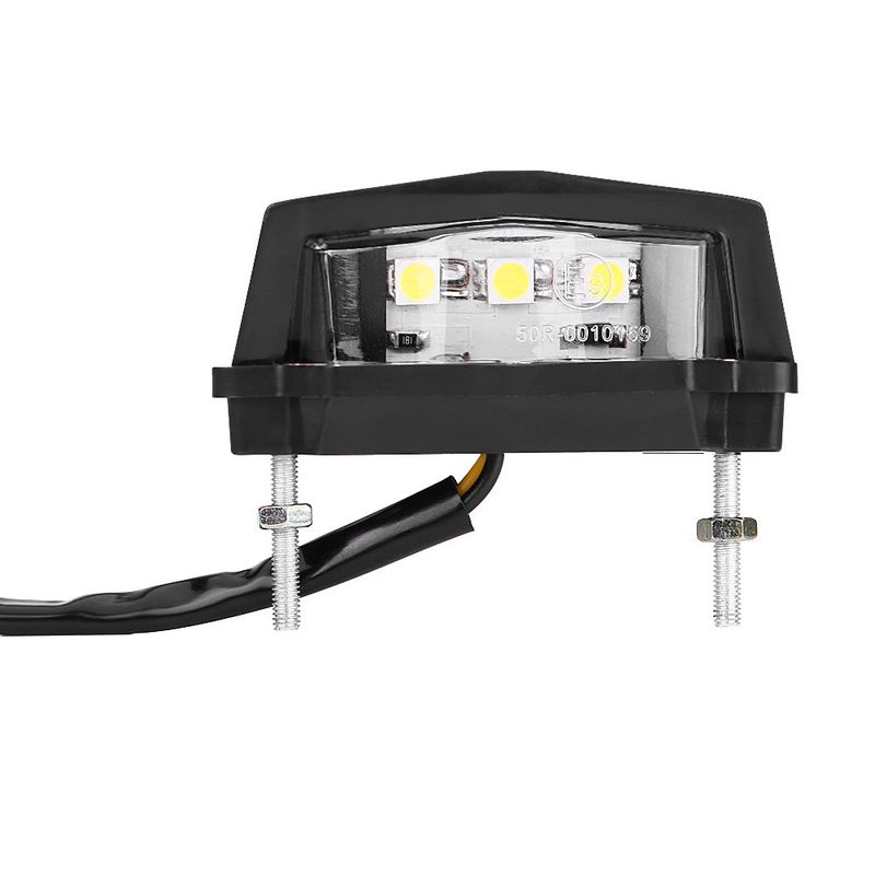 Universal Motorcycle Number Plate Light 12V Waterproof LED Motorbike ...
