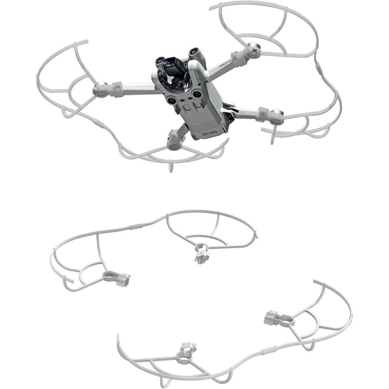YOLOLIDA Mini 3 Pro Propeller Guard Protective Cover Folding 360° Protection Guard Ultra ...