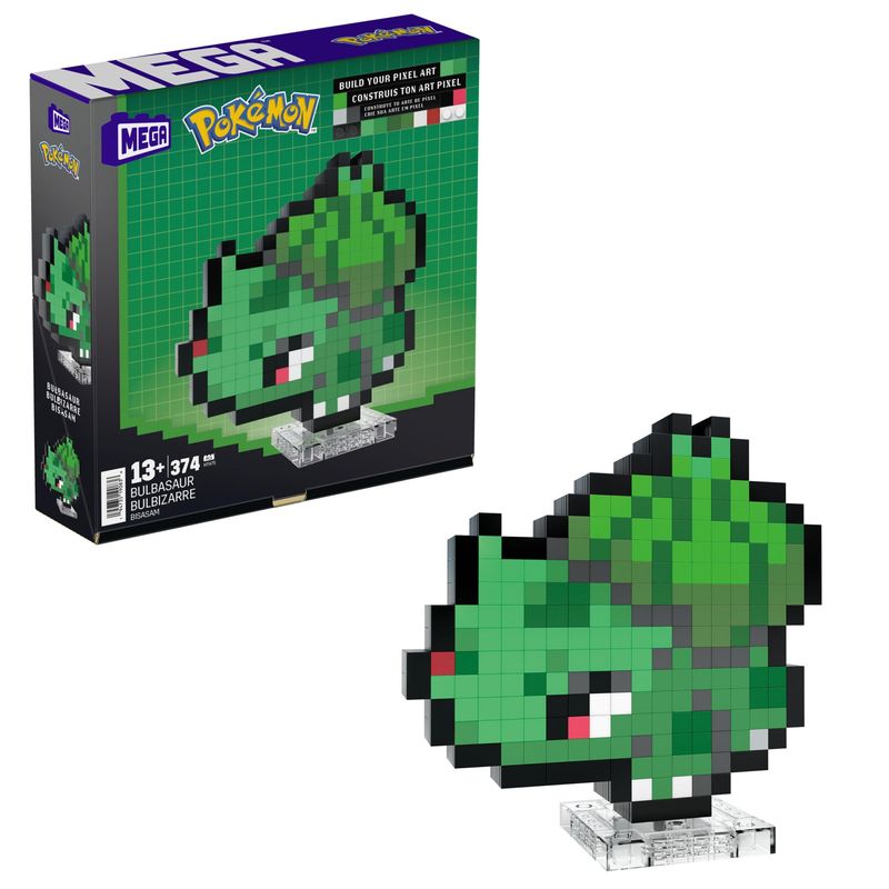 MEGA Pokémon Action Figure Building Set, Bulbasaur with 374 Pieces and ...