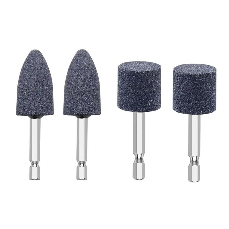 KEWAYO 4-Piece Grinding Drill Bit Diamond Whetstone Cylindrical and ...