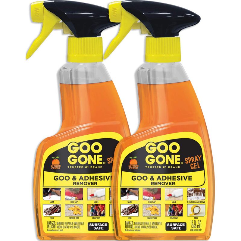Goo Gone Original Spray Gel Adhesive, Sticker Remover - Works on Ink ...