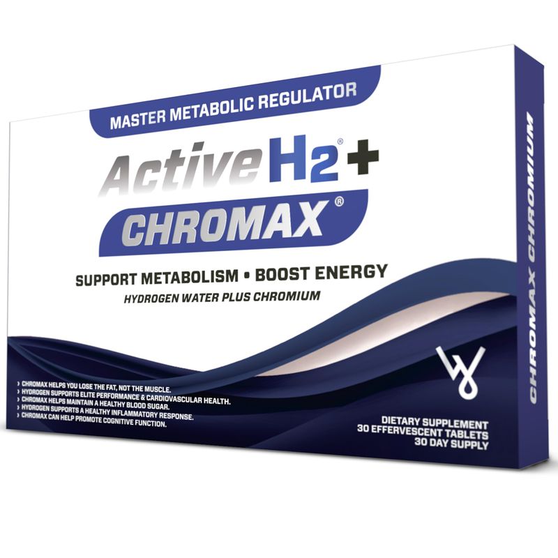 Active H2+ Chromax - Hydrogen Water Tablets Plus Chromium - Balance ...