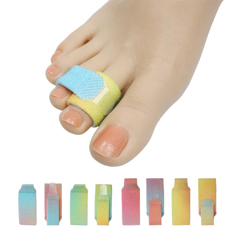 IzyLuckii Hammer Toe Wraps for Broken Toes, Splint & Corrector for Men ...