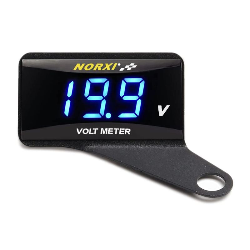 Norxi Motorcycle Voltmeter, Waterproof, Voltmeter, For Motorcycles ...
