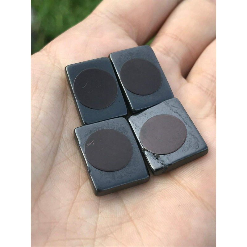 Shungite Sticker for Cell Phone Emf Protection 5G - Set of 4 pcs - from ...