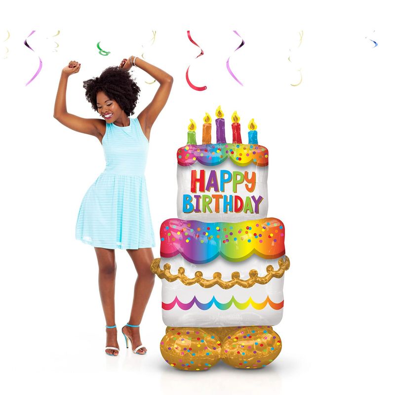 Amscan Anagram Air Loons Birthday Cake (Birthday Cake) - Online ...