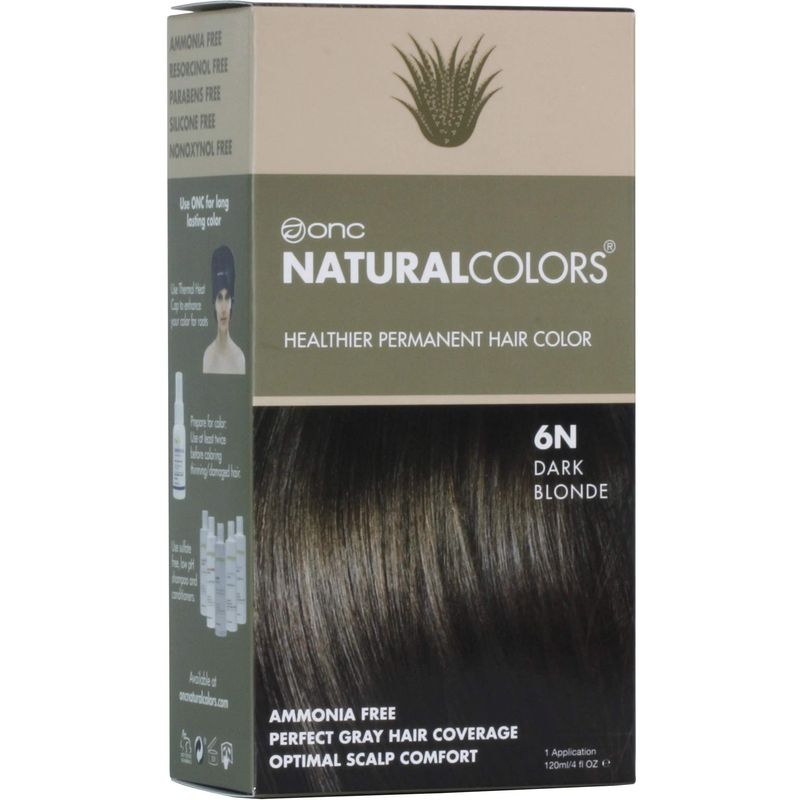 ONC NaturalColors Healthier Permanent Hair Color 6N Dark Blonde 120 ml ...