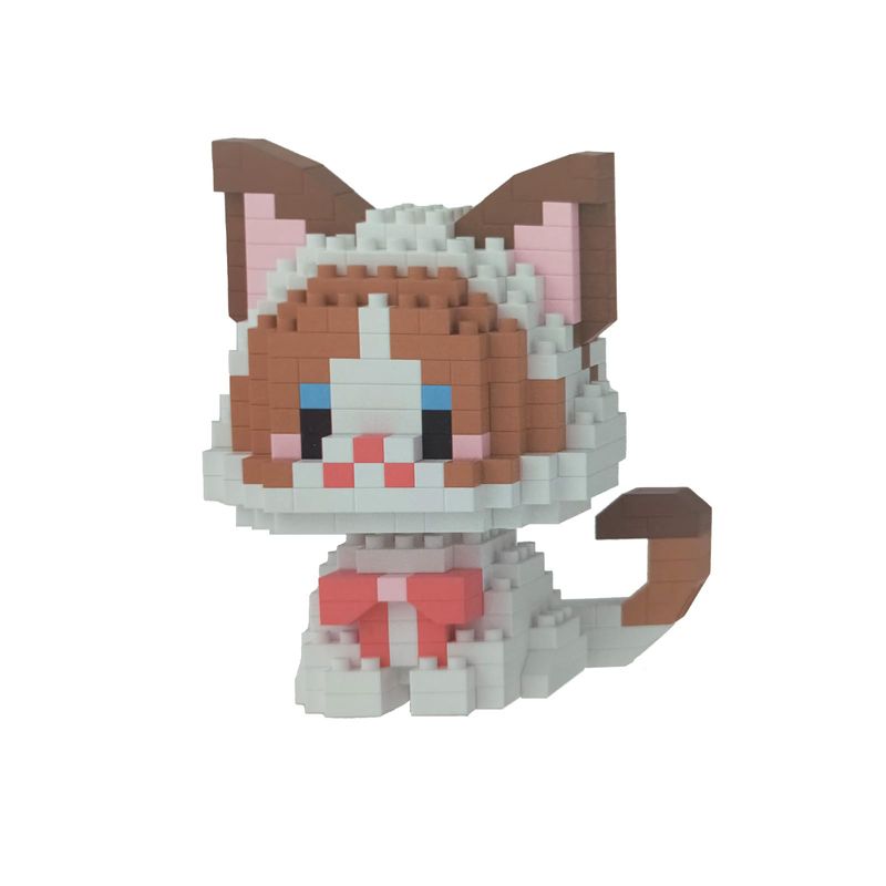 shenhailan Educational Mini Cat Building Blocks for Kid Adult Gift Toy ...