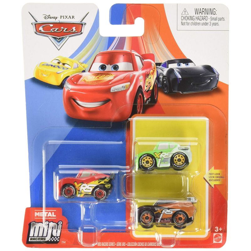 Mattel Pixar Cars Mini Racers XRS Racers Brick Yardley Tim TREADLESS ...
