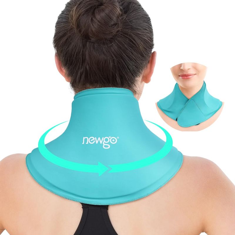 NEWGO DE Neck Cooling Pads, Ice Pack for Neck Pain Relief for Injuries ...