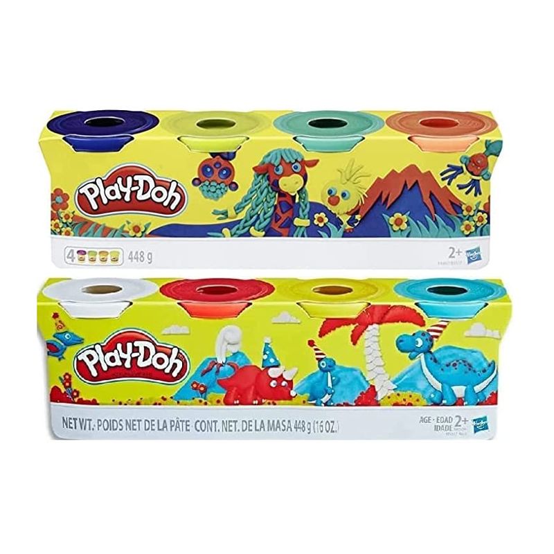 Play-Doh Bulk 8-Pack of Non-Toxic Modeling Compound, (4oz) Cans (8-Cans ...