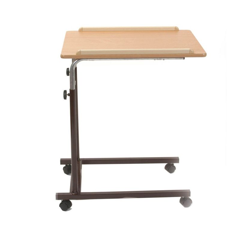 Mobility Smart Single Top Overbed Table - Static (Brown) - Online ...