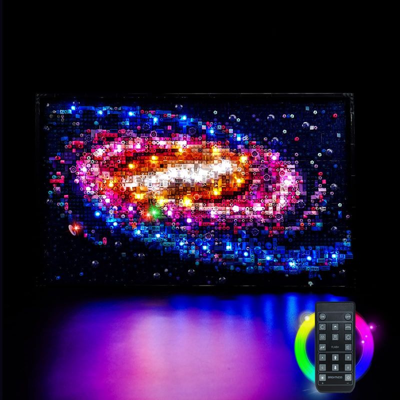 Light Kit for Lego Art The Milky Way Galaxy, Lighting Set Remote ...