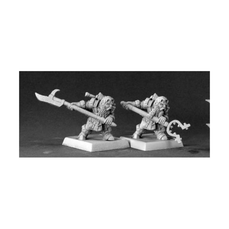 REAPER Dwarf Mancatchers Miniature Army Pack 25mm Heroic Scale Warlord ...
