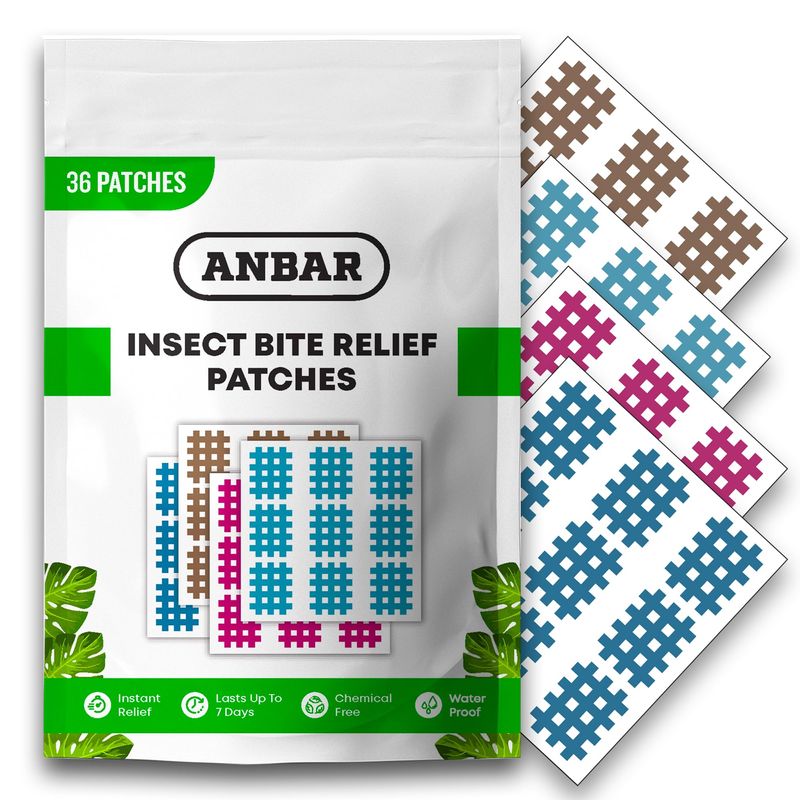 Anbar Bug Bite Itch Relief Patches to Relieve Itchy Irritation and ...