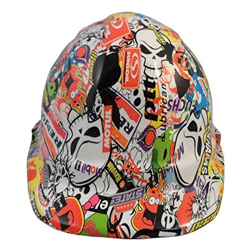 Texas America Safety Company Sticker Bomb Cap Style Hydro Dipped Hard ...