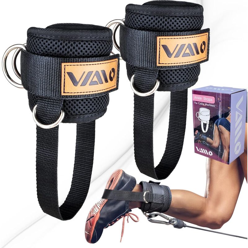 Adjustable Ankle Straps For Cable Machine Leg Workouts Glutes Hips And ...