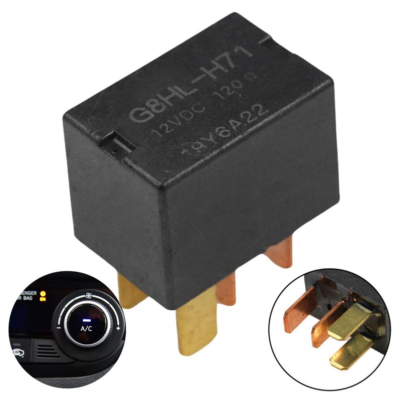 ozgram 12V A/C Relay, Air Conditioner Relay, Magnetic Clutch, Fog Power ...