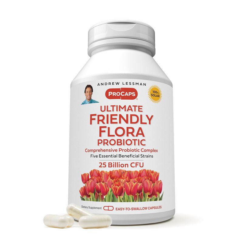 ANDREW LESSMAN Ultimate Friendly Flora Probiotic 30 Capsules - 25 ...