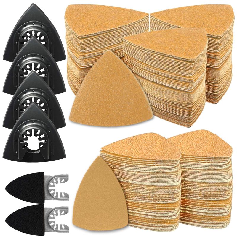 Gulrear 206PCS Multitool Sanding Pads for Oscillating Tool Sanding ...