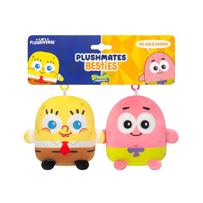 TeeTurtle Spongebob Squarepants and Patrick Star Plushmates Besties ...